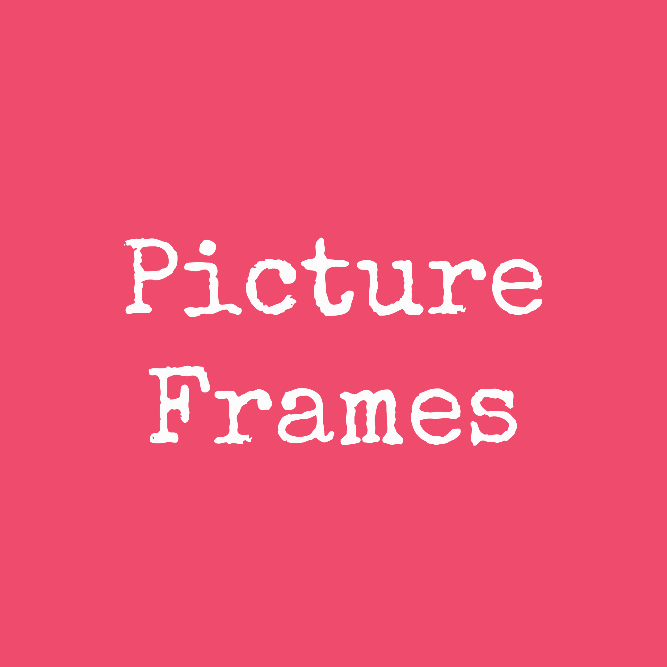 Picture Frames – Stitch Rock Designs