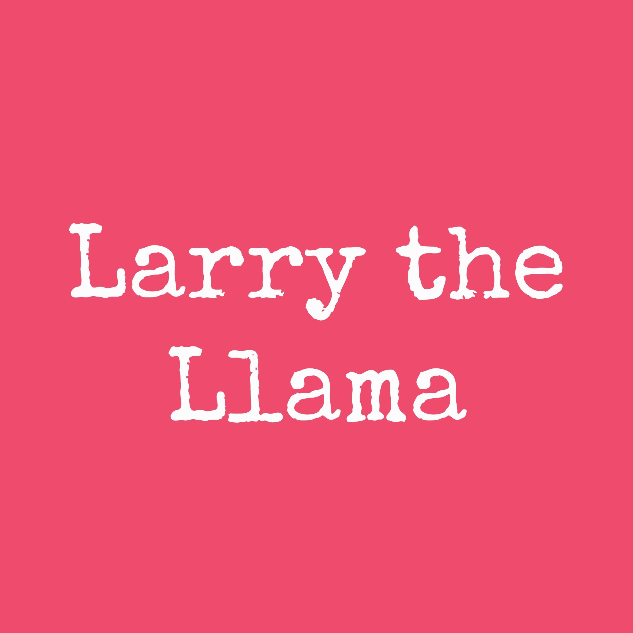 Larry the Llama – Stitch Rock Designs