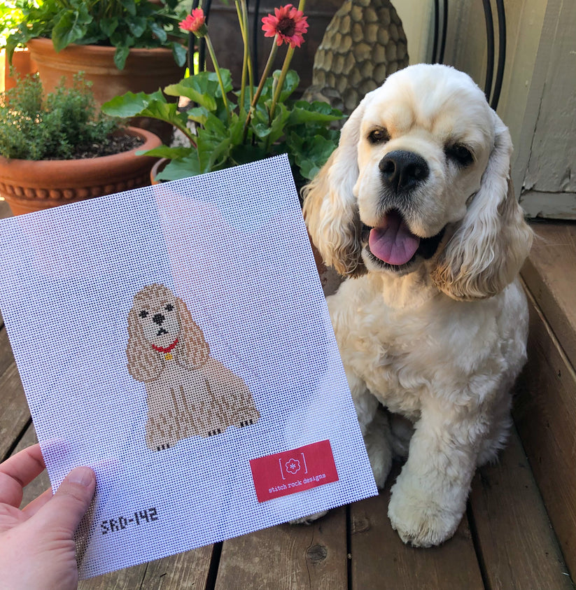 Cocker Spaniel Ornament – Stitch Rock Designs